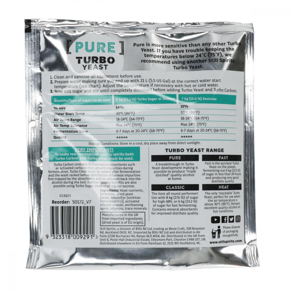 Still Spirits Pure Turbo Yeast 110 gr